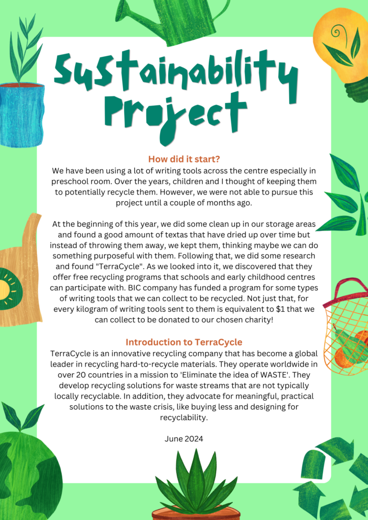 Recycling Project at OAC St Leonards - Only About Children ...